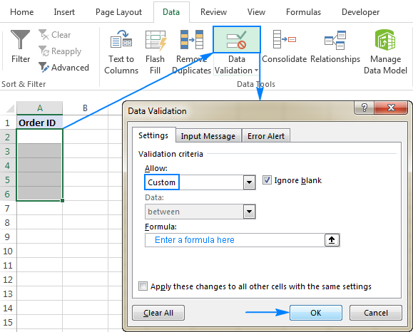 Data Validation